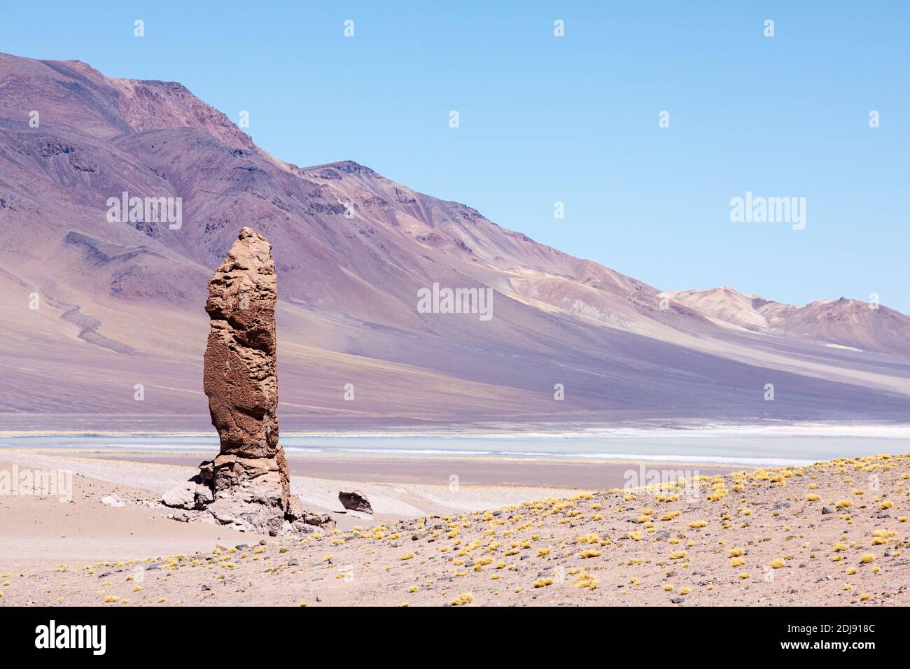 Stone formation at Salar de Tara y Aguas Calientes I, Los Flamencos ...