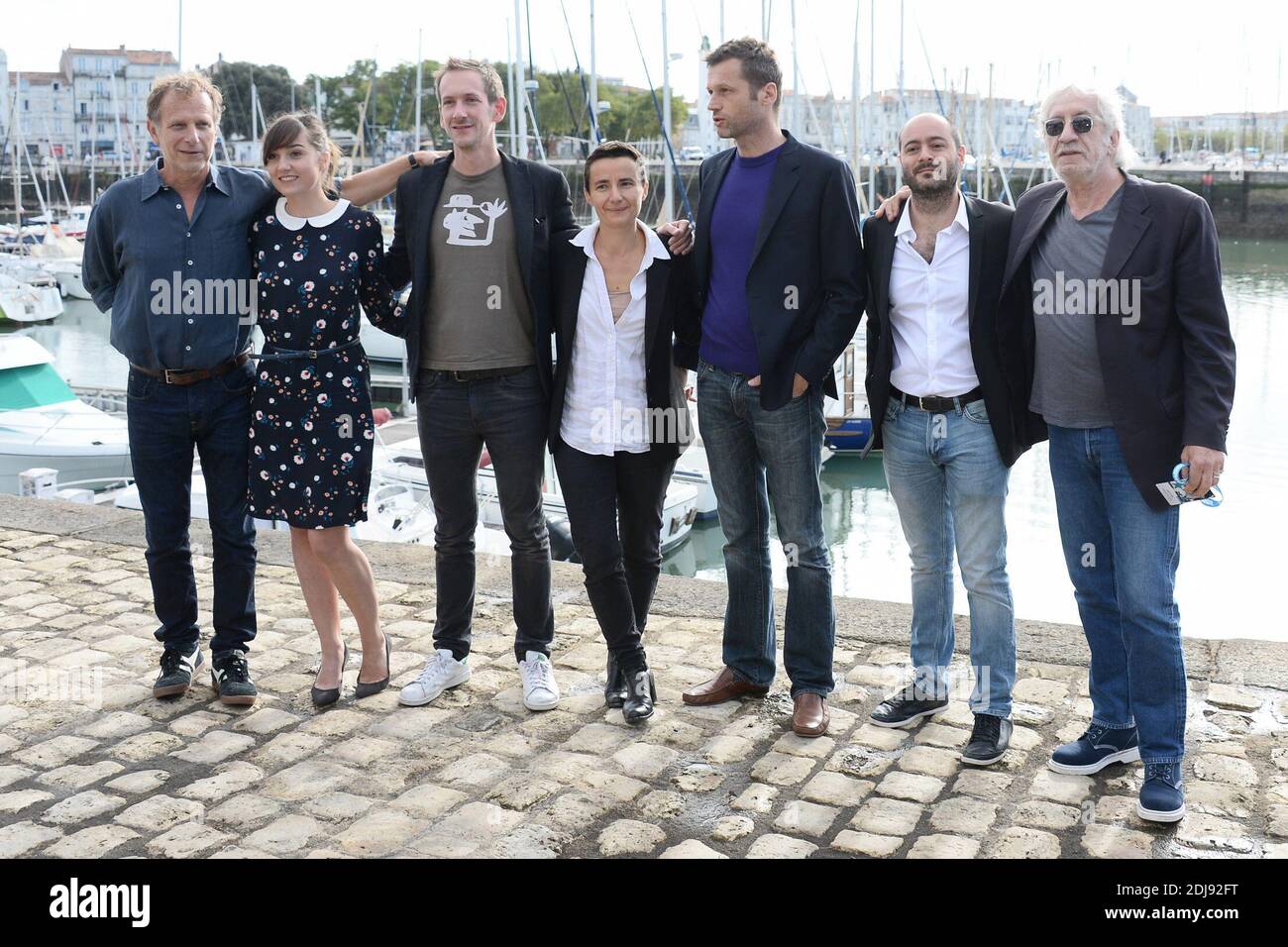 Charles Berling, Nina Meurisse, Robert Plagnol et l'equipe du film ...