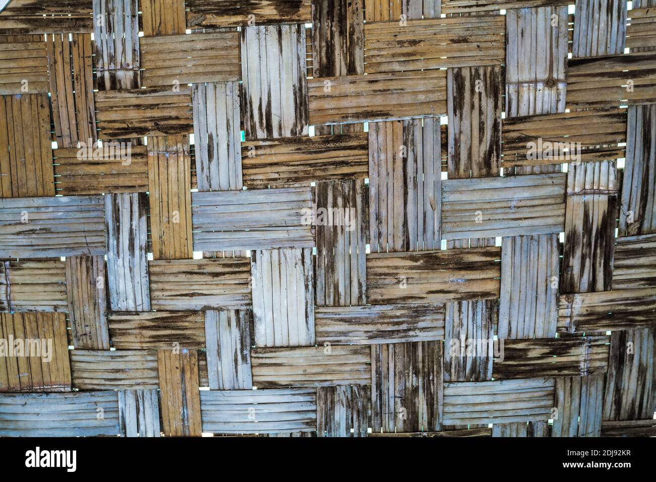 Weave pattern of bamboo background Stock Photo - Alamy