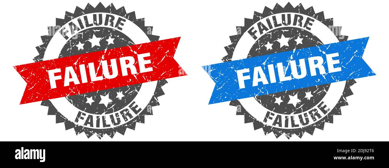 failure grunge stamp set. failure band sign Stock Vector Image & Art ...