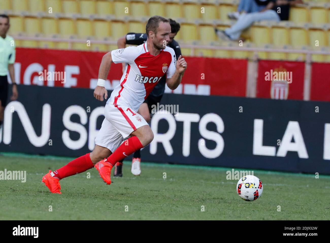 Monaco's Valere Germain during the French First League soccer match ...