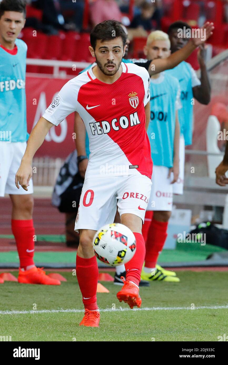 Monaco's Bernardo Silva during the French First League soccer match ...