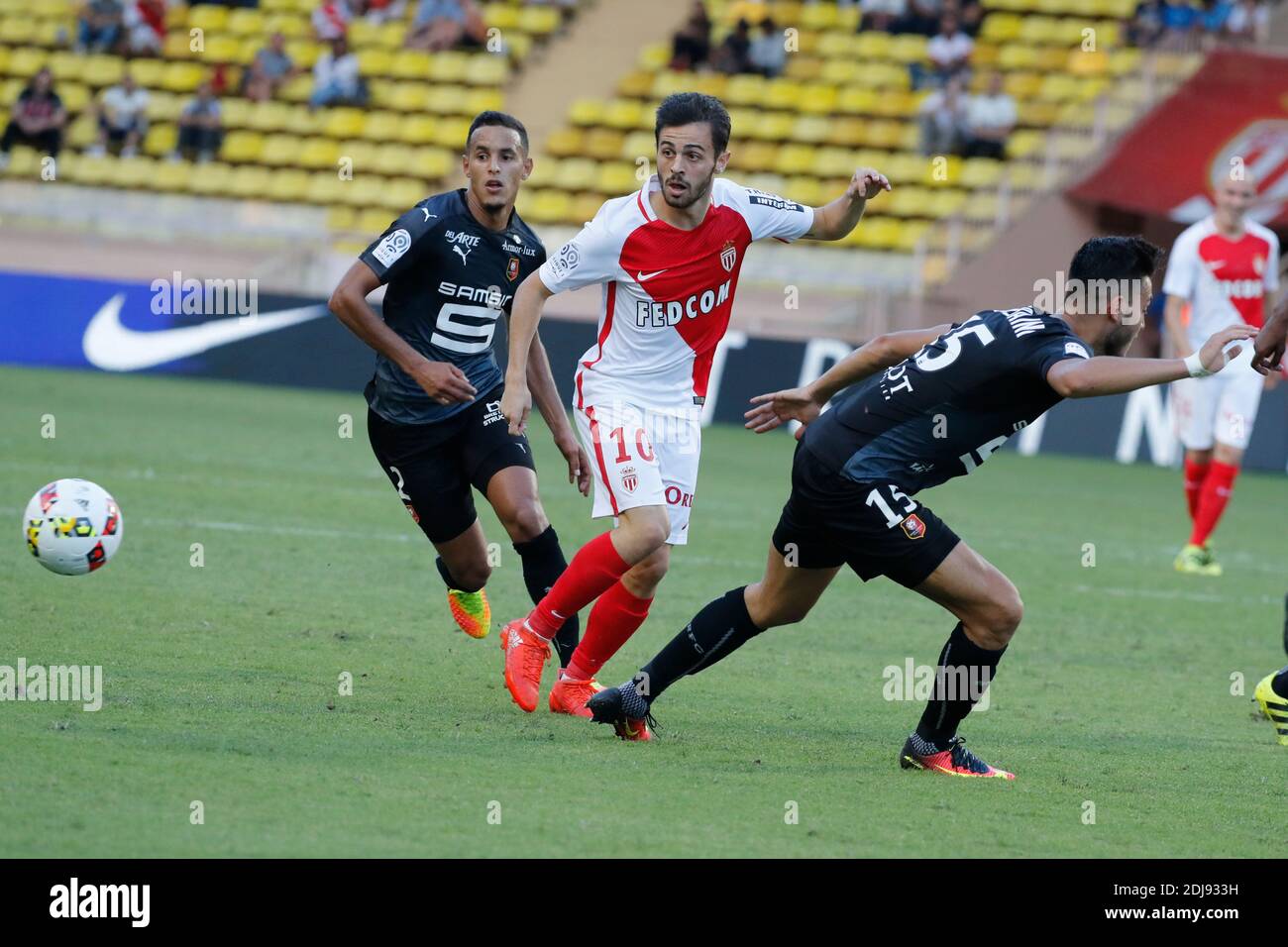 Stade louis ii as monacos bernardo silva hi-res stock photography and ...
