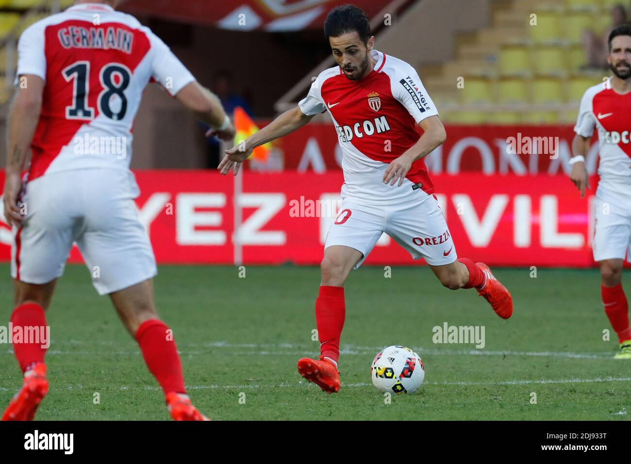 Stade louis ii as monacos bernardo silva hi-res stock photography and ...