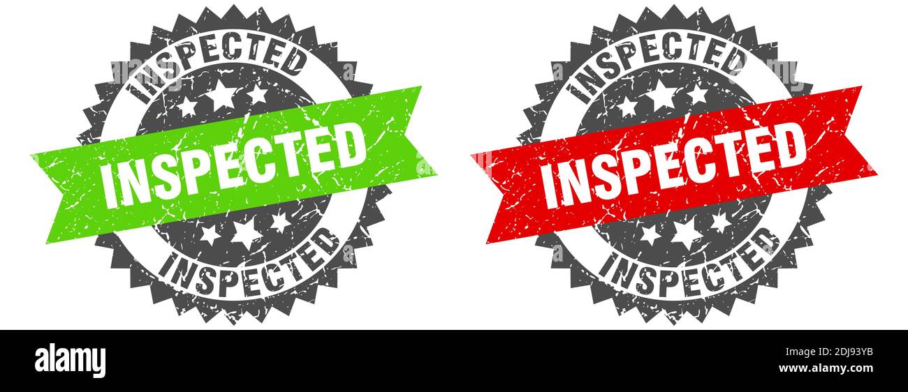 Inspected badge hi-res stock photography and images - Alamy