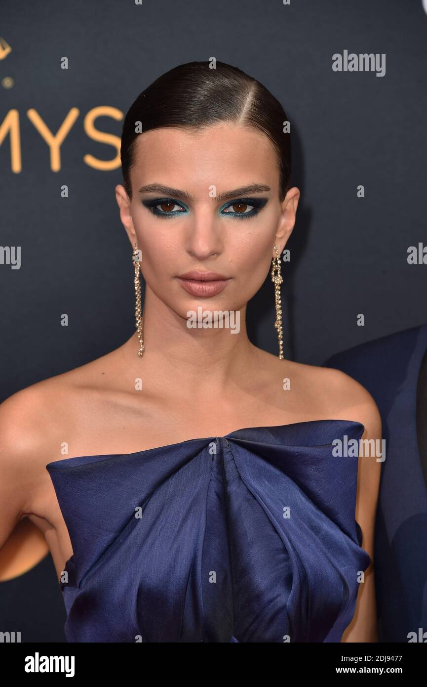 Emily Ratajkowski attends the 68th Annual Primetime Emmy Awards at ...