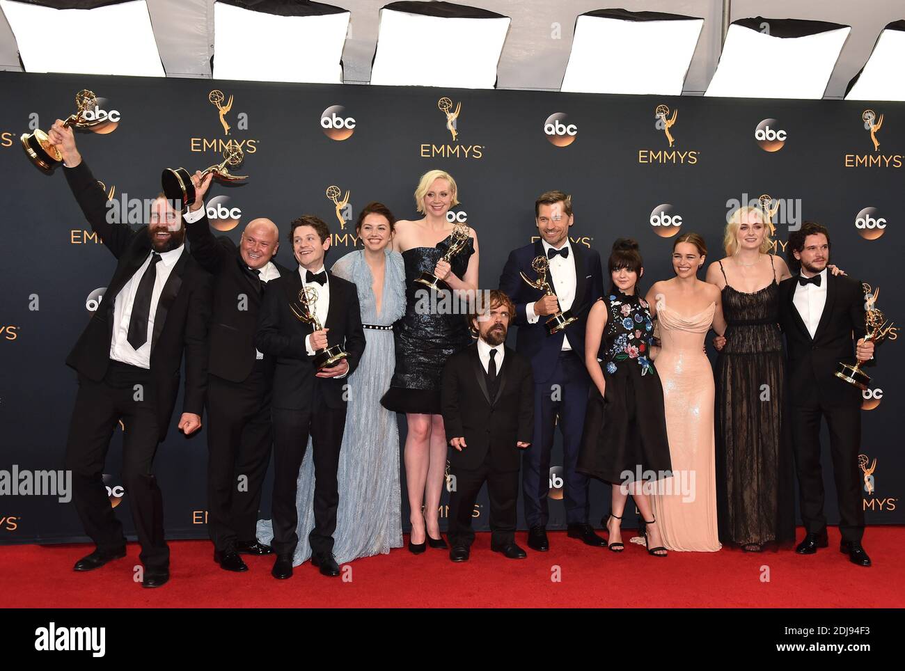 Actors Rory McCann, Conleth Hill, Iwan Rheon, Gwendoline Christie ...