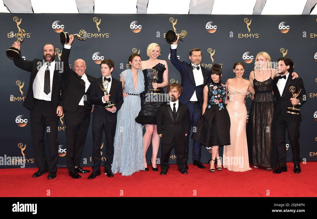 Actors Rory McCann, Conleth Hill, Iwan Rheon, Gwendoline Christie ...