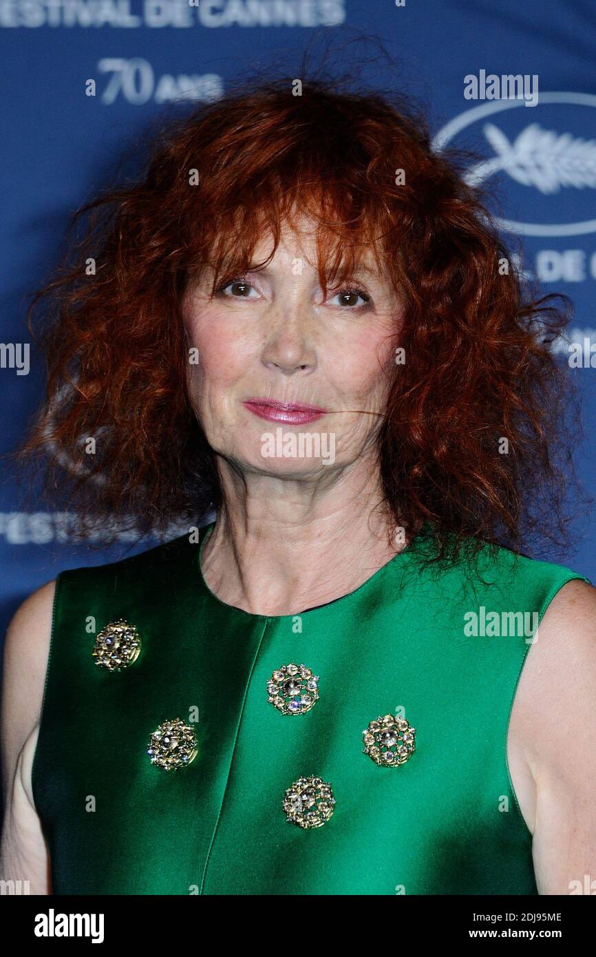 Sabine Azema attending the 70th Cannes Film Festival Anniversary Party ...