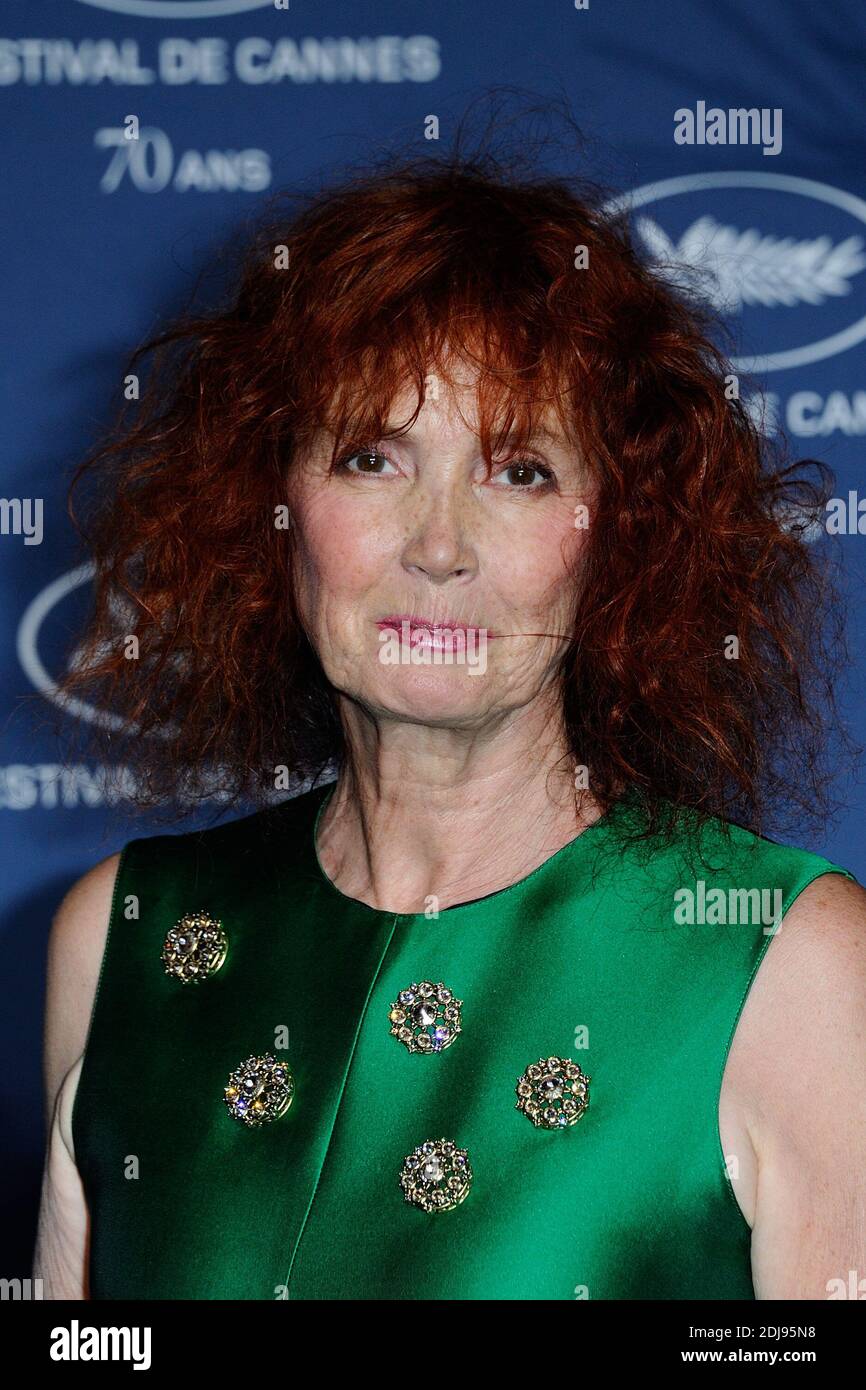Sabine Azema attending the 70th Cannes Film Festival Anniversary Party ...