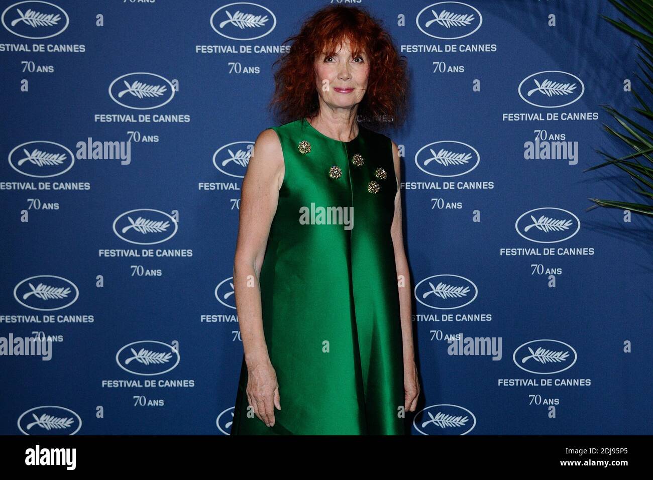 Sabine Azema attending the 70th Cannes Film Festival Anniversary Party ...