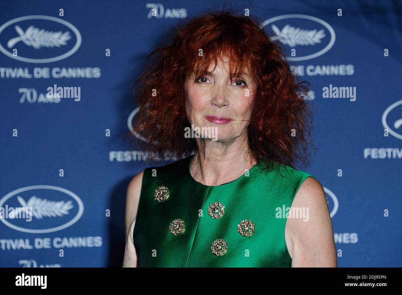 Sabine Azema attending the 70th Cannes Film Festival Anniversary Party ...