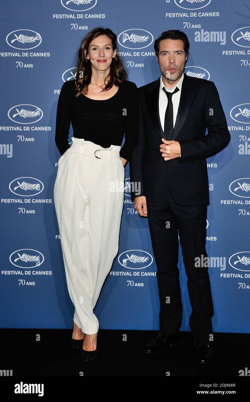 Doria Tillier and Nicolas Bedos attending the 70th Cannes Film Festival ...