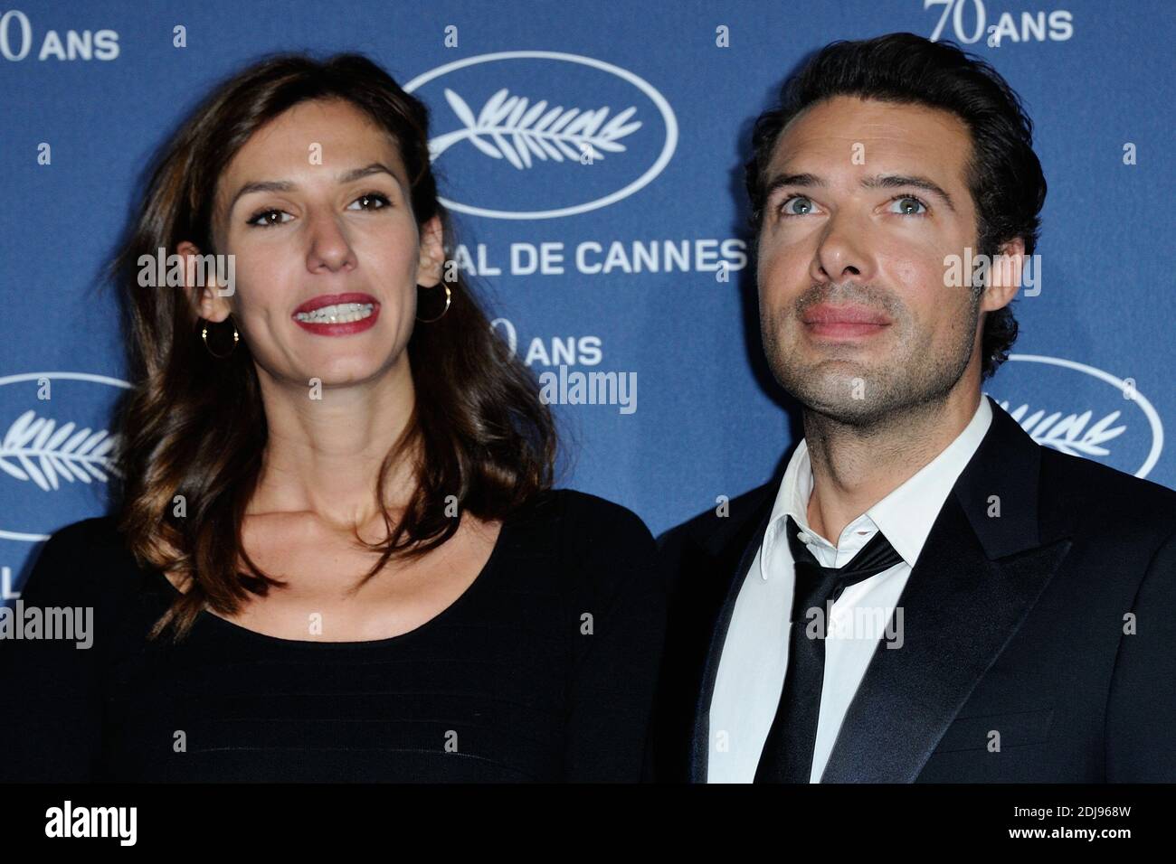 Doria Tillier and Nicolas Bedos attending the 70th Cannes Film Festival ...