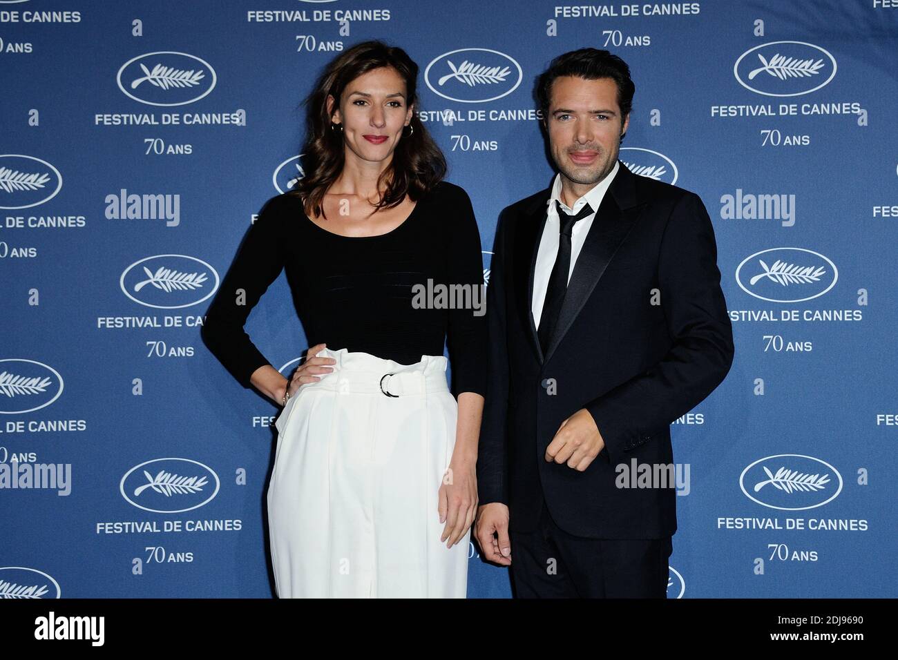 Doria Tillier and Nicolas Bedos attending the 70th Cannes Film Festival ...