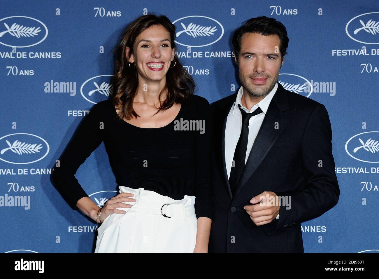 Doria Tillier and Nicolas Bedos attending the 70th Cannes Film Festival ...