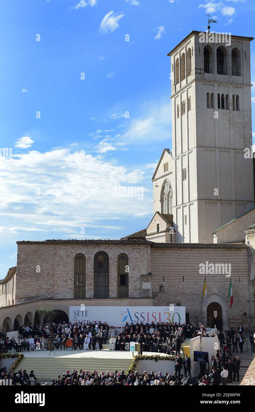 Pope Francis attends the '30th World Day of Prayer for Peace' a inter ...