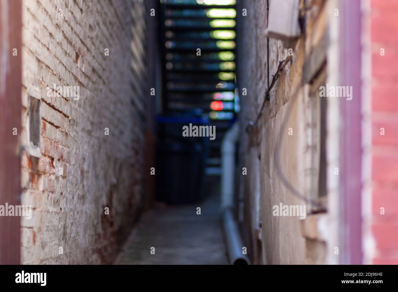 Narrow alley between apartment buildings hi-res stock photography and ...