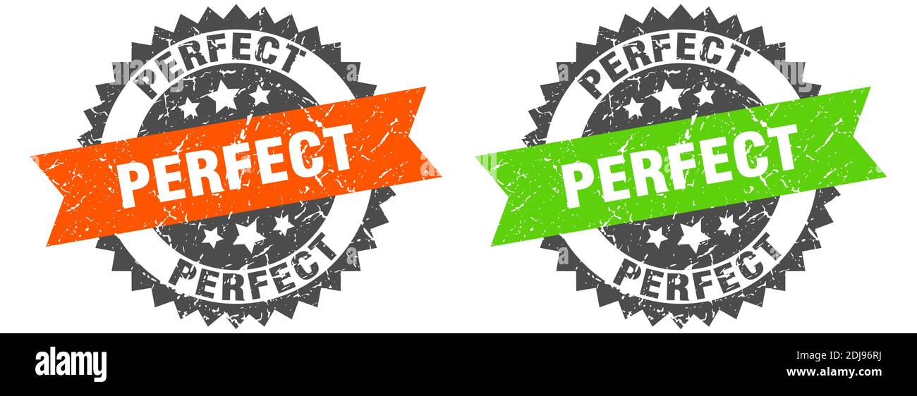 perfect grunge stamp set. perfect band sign Stock Vector Image & Art ...