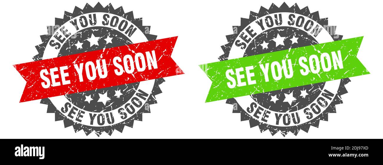 See you soon seal hi-res stock photography and images - Alamy
