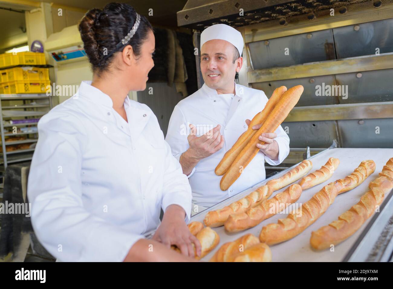 Baker apprentice hi-res stock photography and images - Alamy