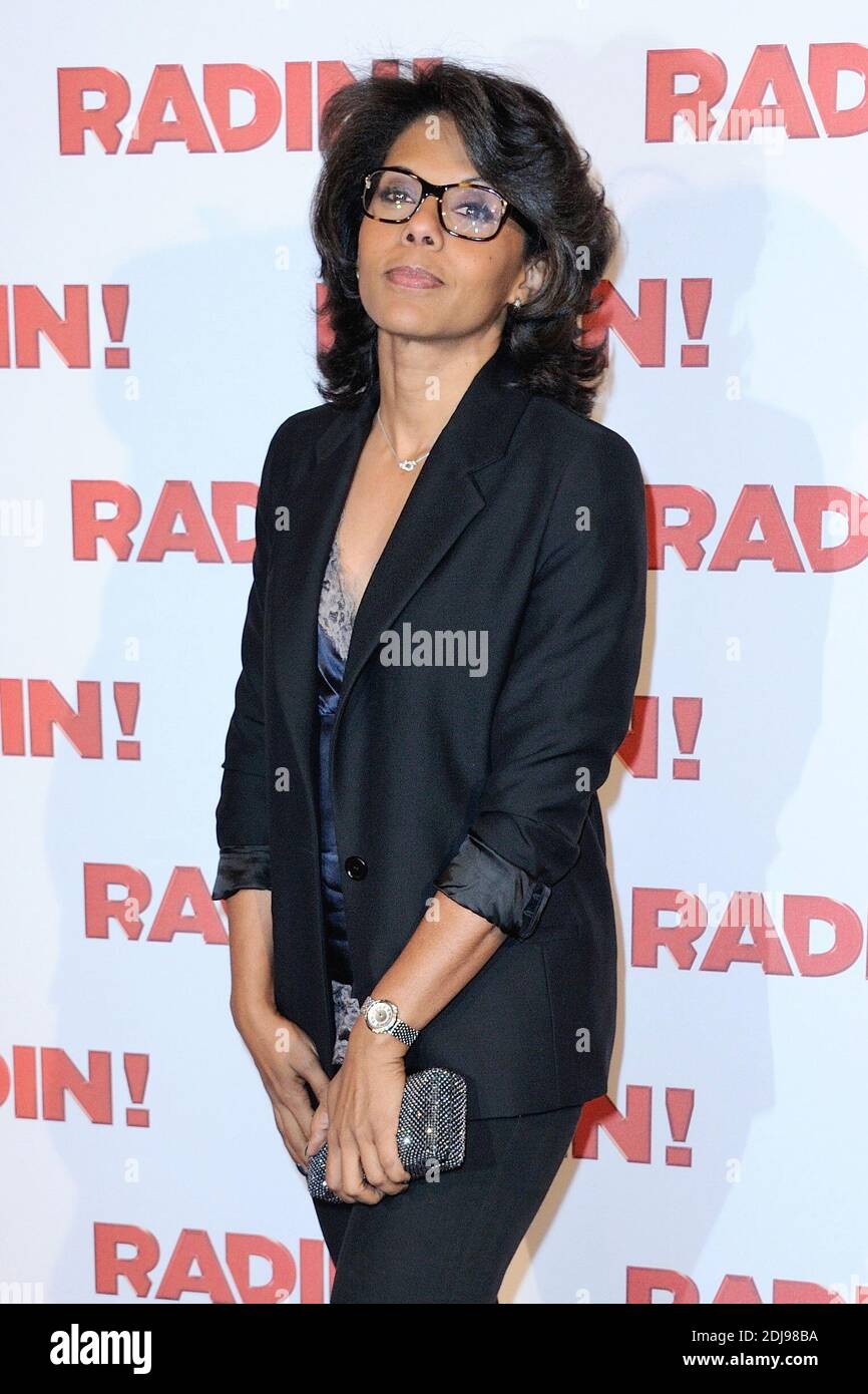 Audrey Pulvar assiste a l'avant premiere du film Radin au Gaumont Opera ...