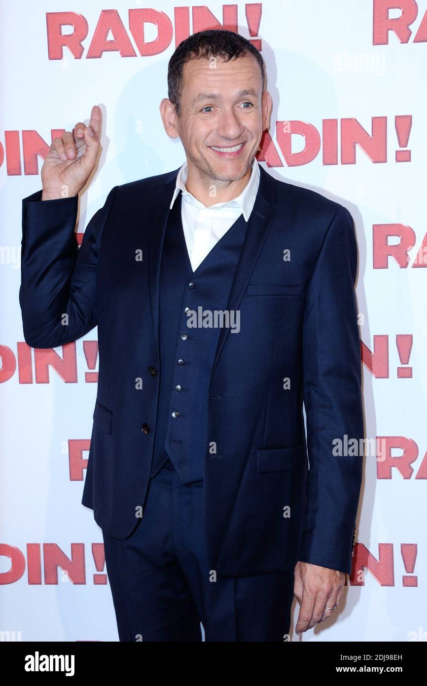 Dany Boon assiste a l'avant premiere du film Radin au Gaumont Opera ...