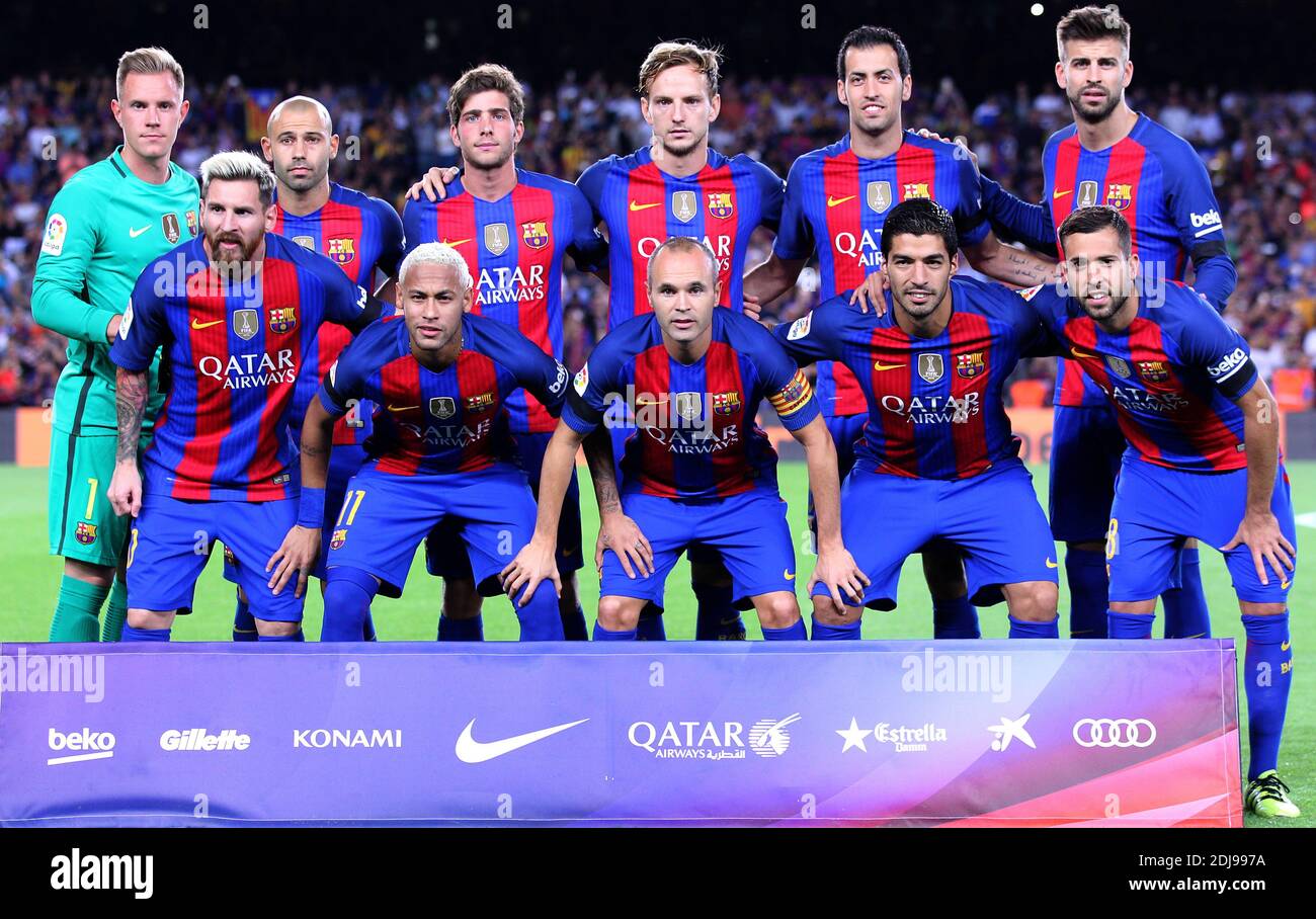 Messi And Neymar And Suarez And Iniesta