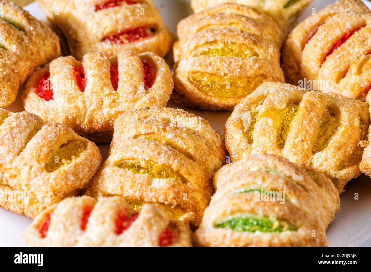 Cookies from puff pastry hi-res stock photography and images - Alamy