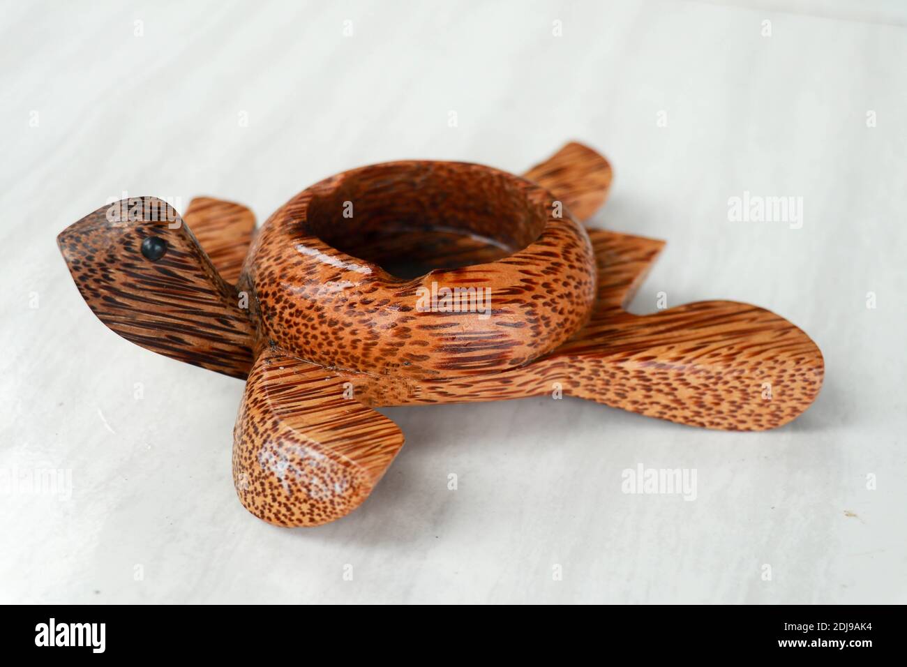 Turtle shaped ashtray made of clay - isolated on white. Ashtray turtle ...