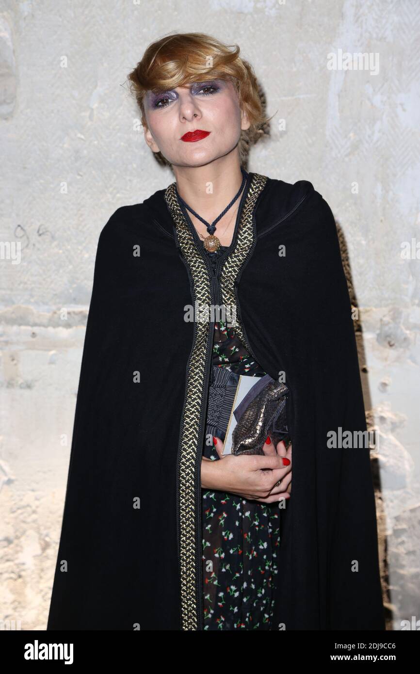 Catherine Baba attending the Saint Laurent show as a part of Paris ...