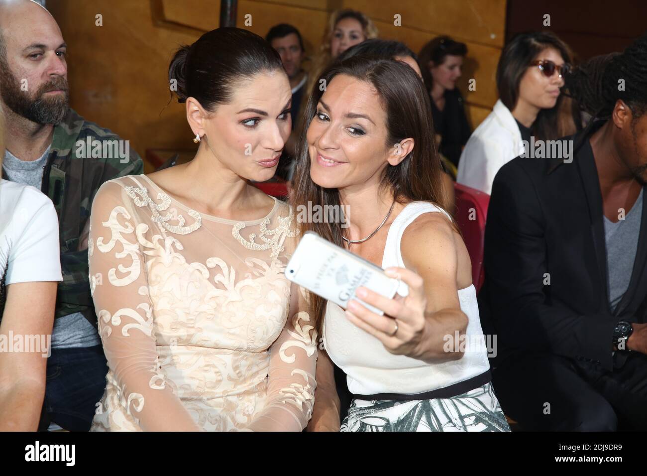 Laetitia Bleger and Emmanuelle Boidron attending the Christophe ...