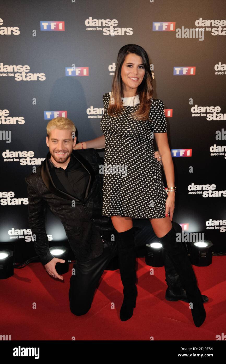 Karine Ferri et Yann-Alrick Mortreuil posent au photocall Danse avec ...