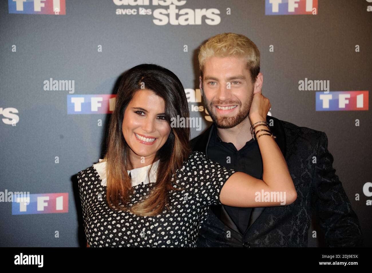 Karine Ferri et Yann-Alrick Mortreuil posent au photocall Danse avec ...