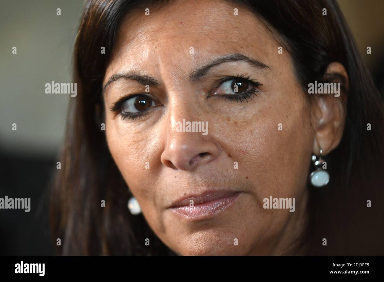 Paris Mayor Anne Hidalgo visits the "Beit Beirut" foundation and museum ...