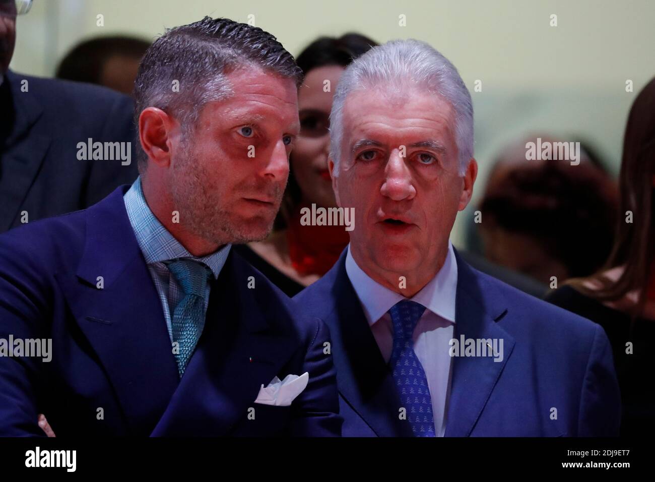 Lapo Elkann and Piero Lardi Ferrari the only surviving son of Enzo ...