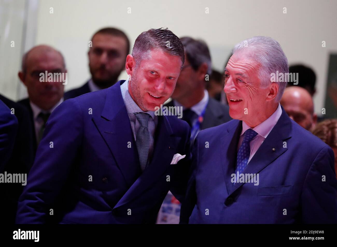 Lapo Elkann and Piero Lardi Ferrari the only surviving son of Enzo ...