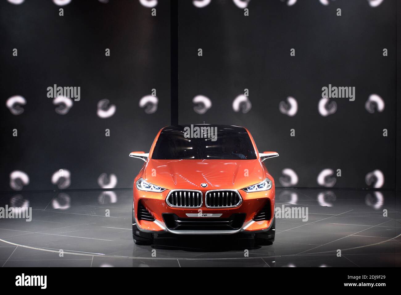 Ian Robertson, Chairman of Sales and Marketing at BMW, presenting the ...