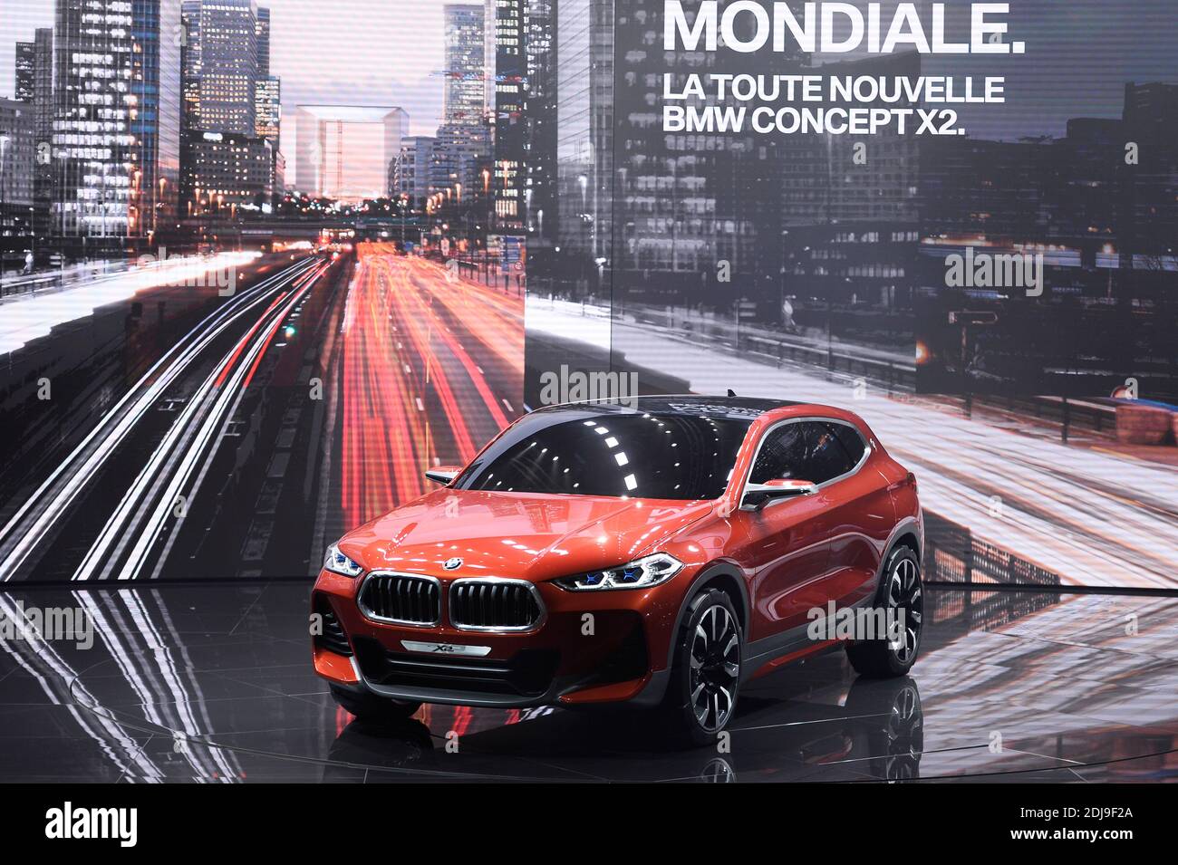 Ian Robertson, Chairman of Sales and Marketing at BMW, presenting the ...