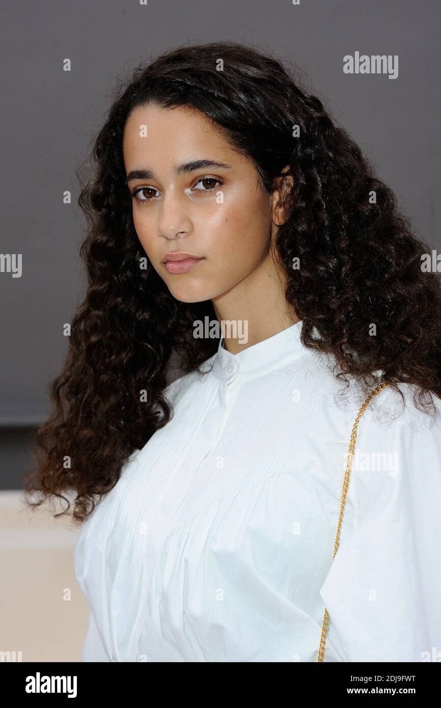 Iman Perez attending the Chloe show as a part of Paris Fashion Week ...
