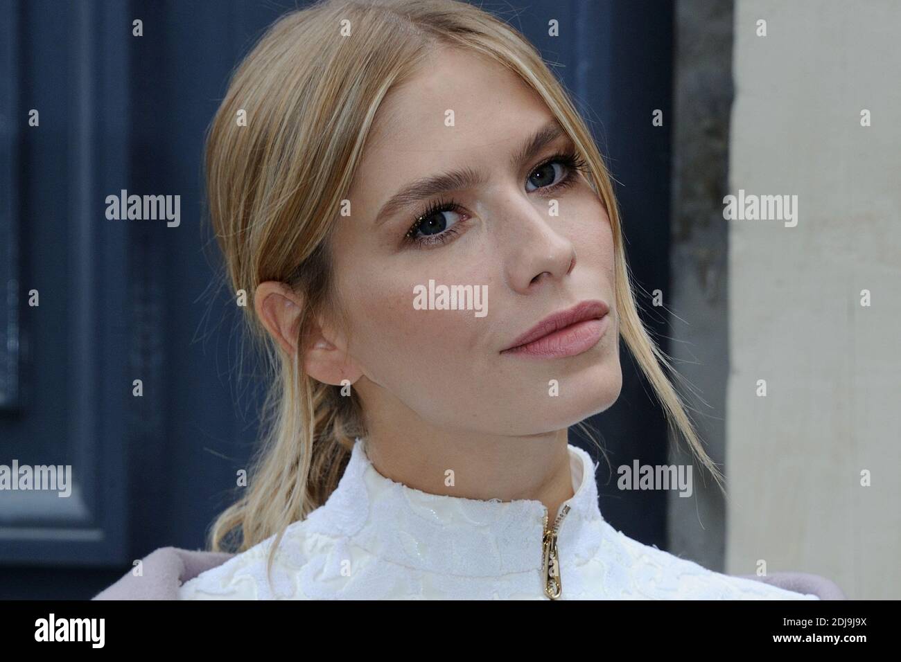 Elena Perminova arriving at the Christian Dior show as a part of Paris ...