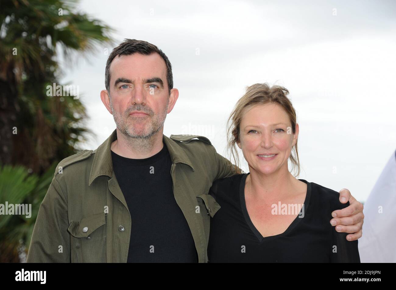 Simon Aboud and Christine Alderson posing for a photocall during the ...