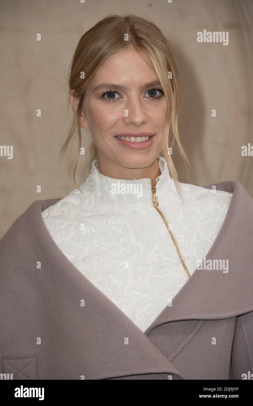 Elena Perminova attends the Christian Dior show as a part of Paris ...