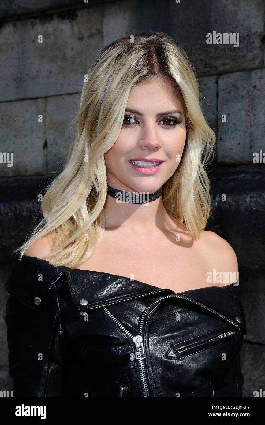 Lala Rudge arriving at the Elie Saab show as a part of Paris Fashion ...