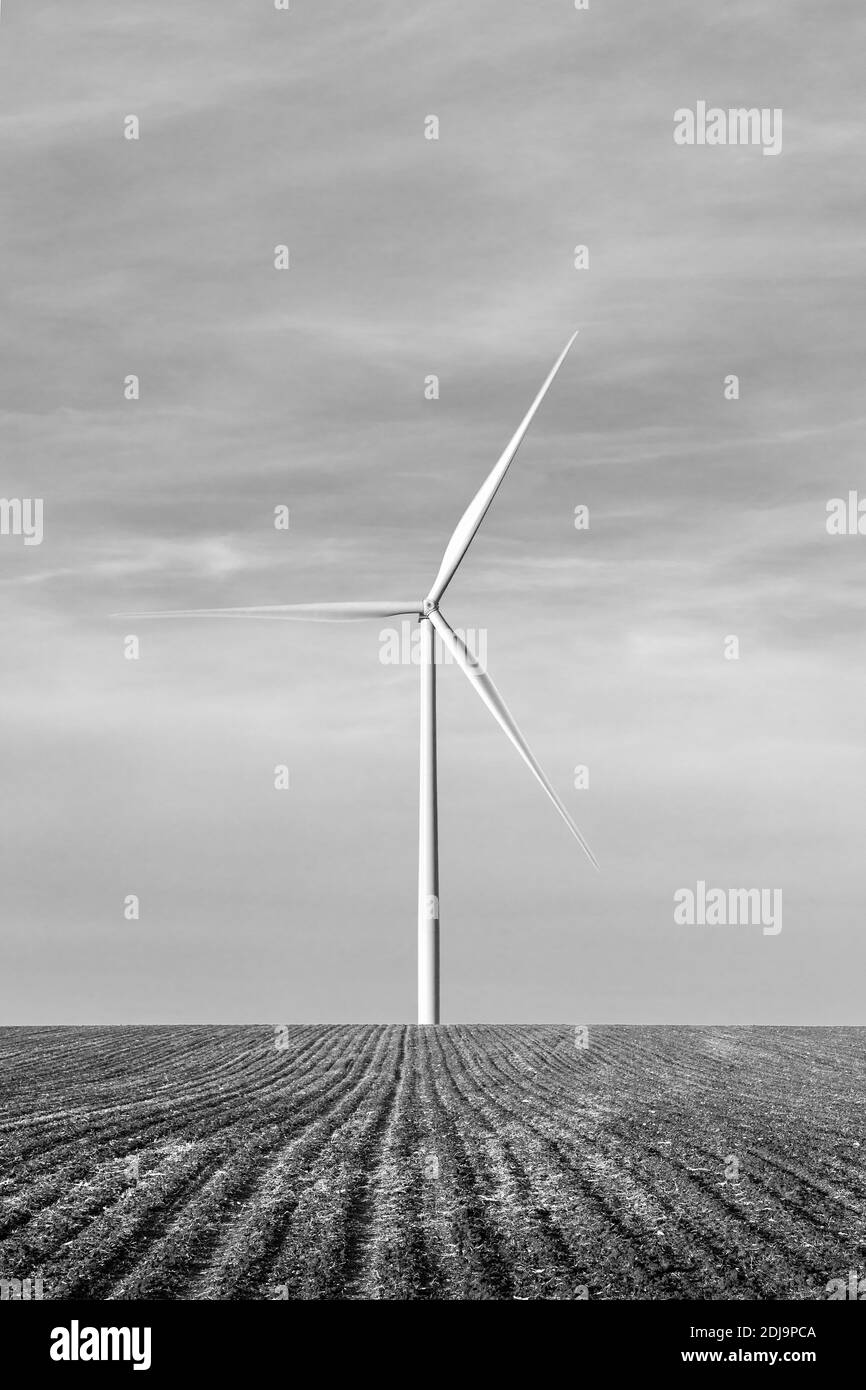 The Cardinal Point wind farm in Warren County, Illinois Stock Photo - Alamy
