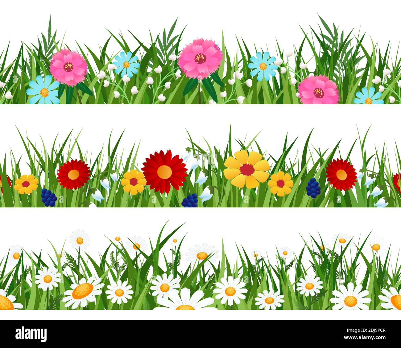 Grass Flower Vector