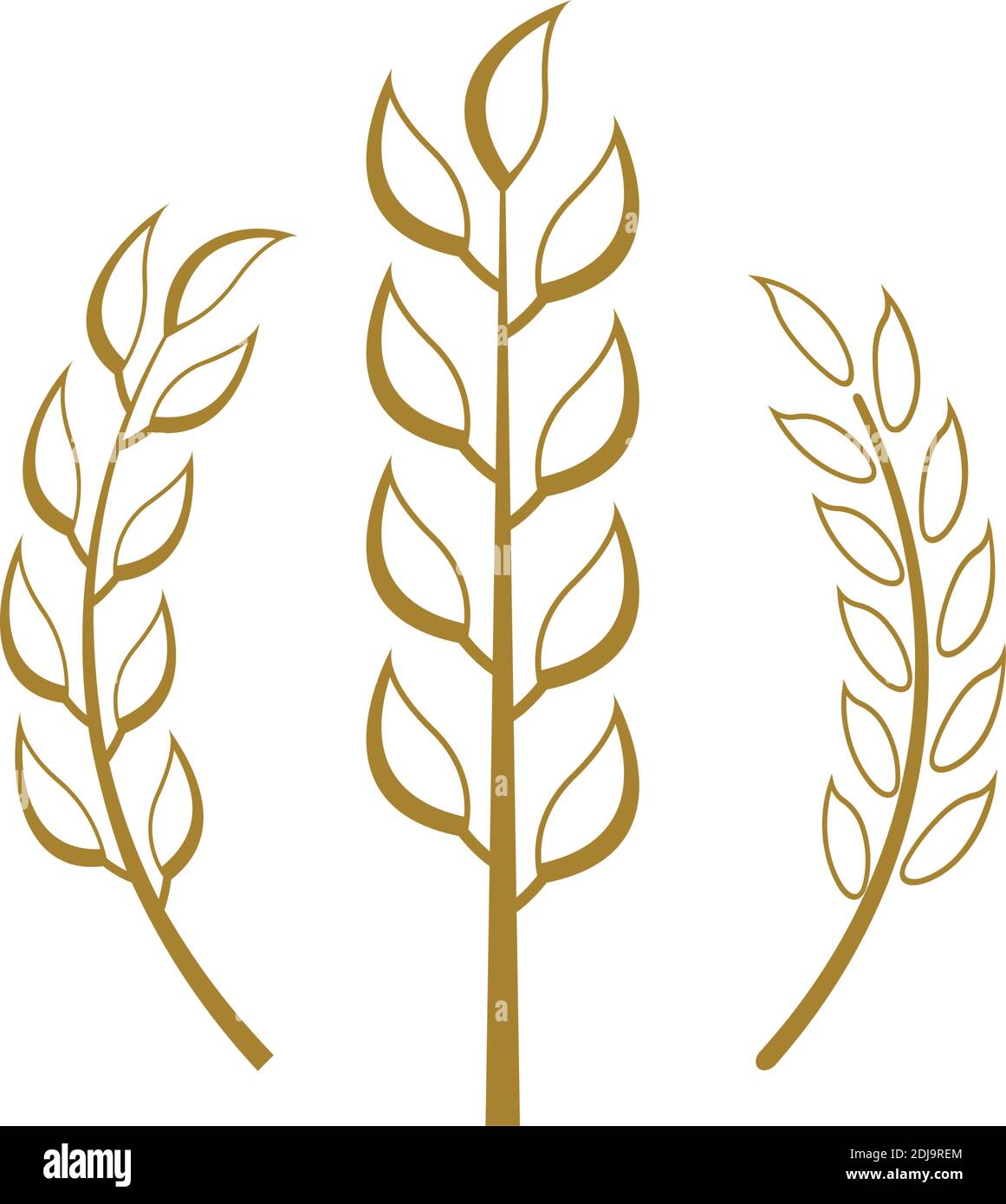 Wheat icon design template vector isolated illustration Stock Vector ...