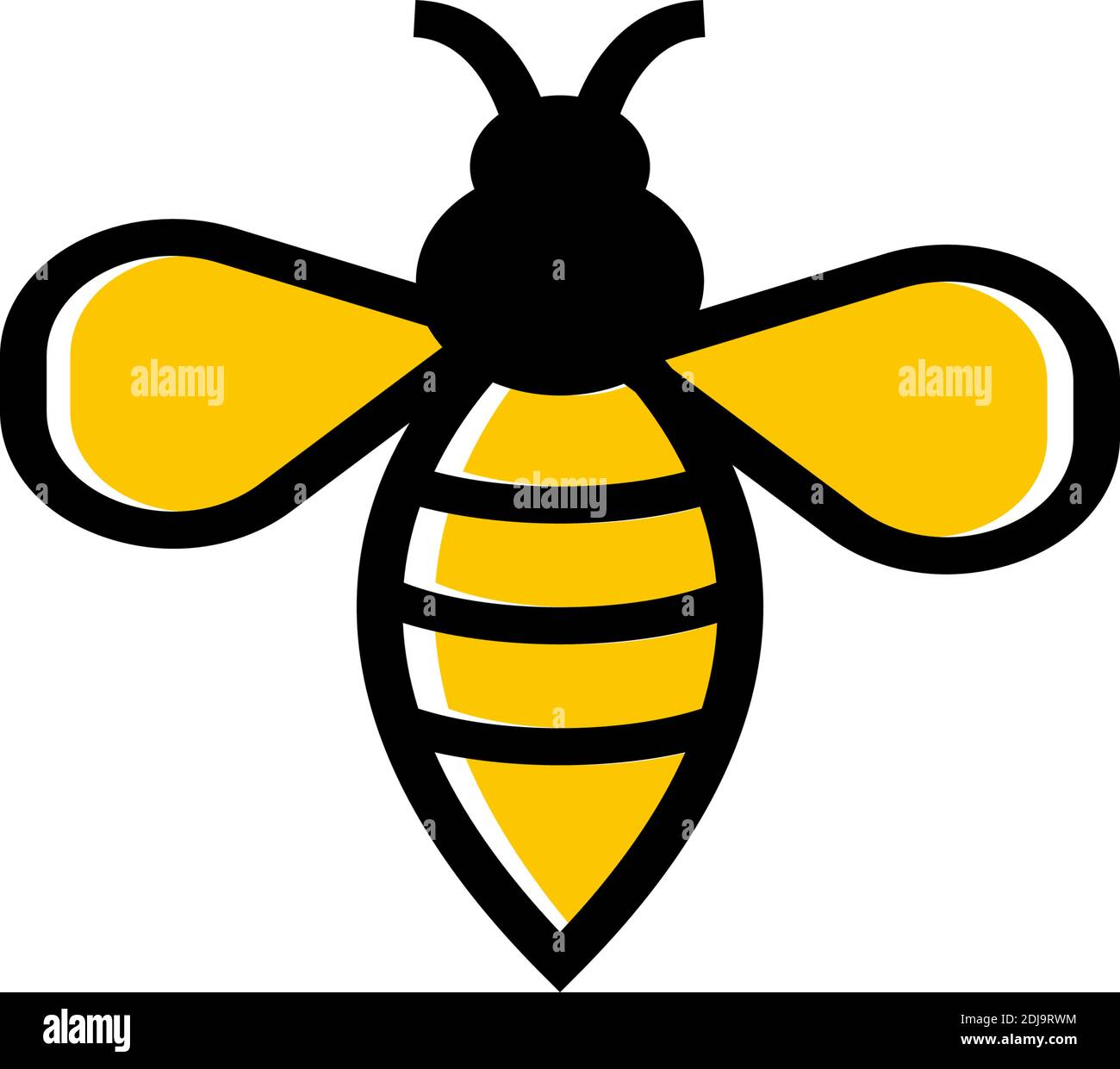 The bee Stock Vector Images - Alamy