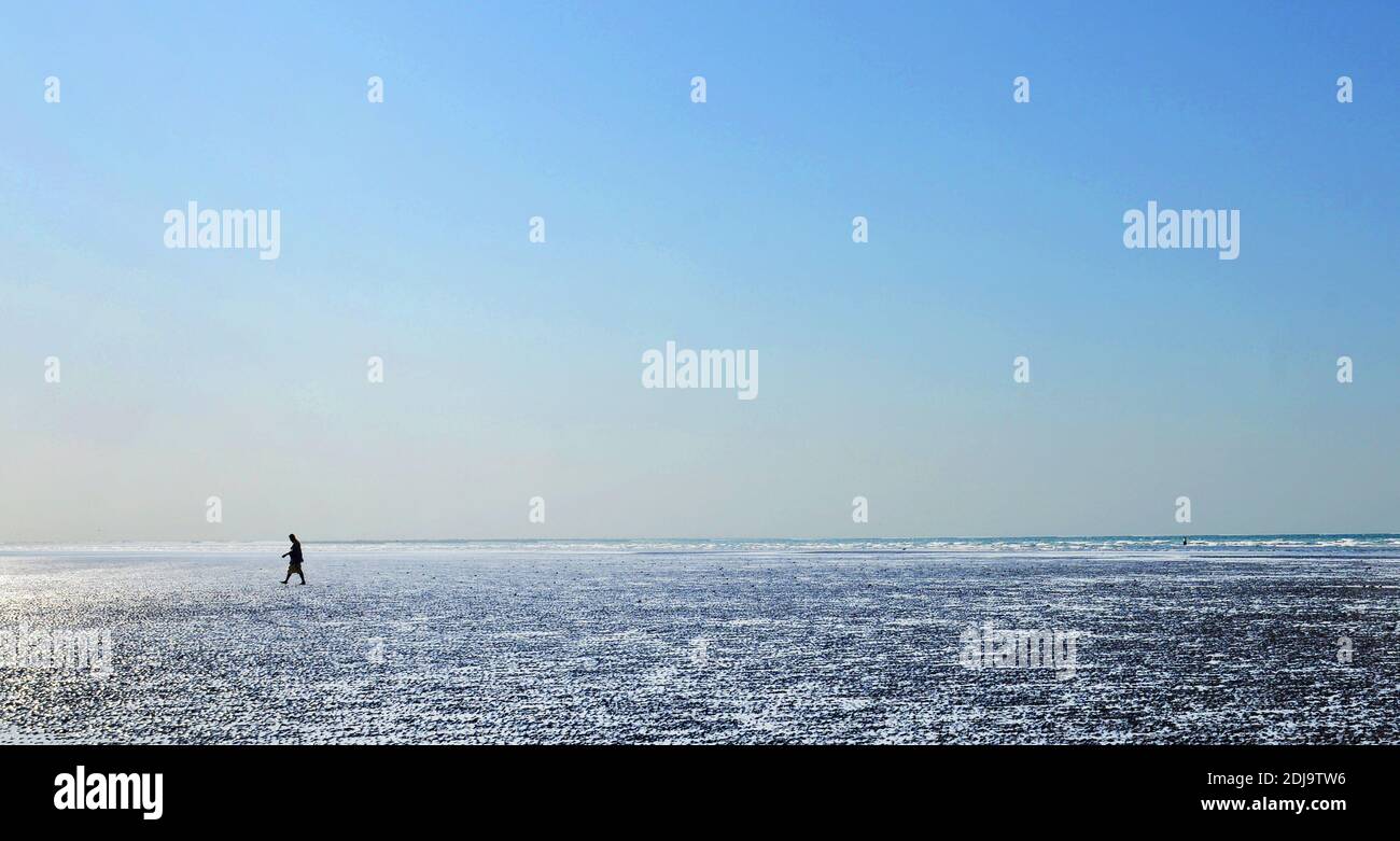 Al Sawadi Beach in Oman Stock Photo - Alamy