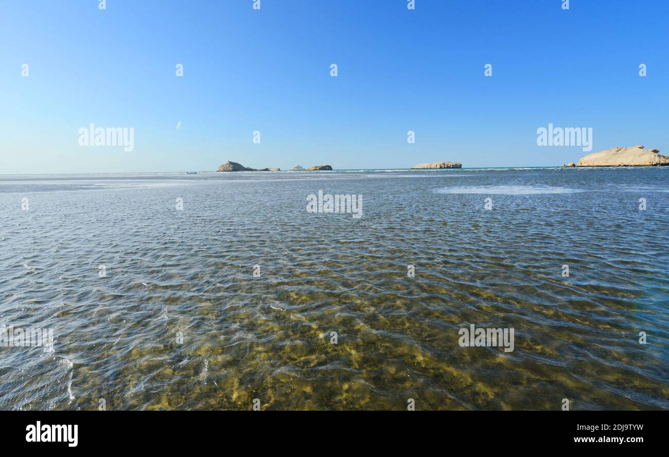 Al Sawadi Beach in Oman Stock Photo - Alamy